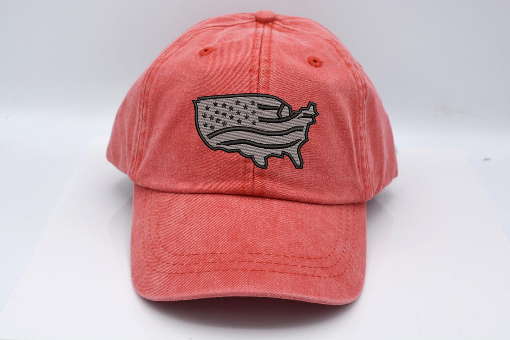 USA Flag Map Embroidered Hat Patriotic Gift – amazetopia.com